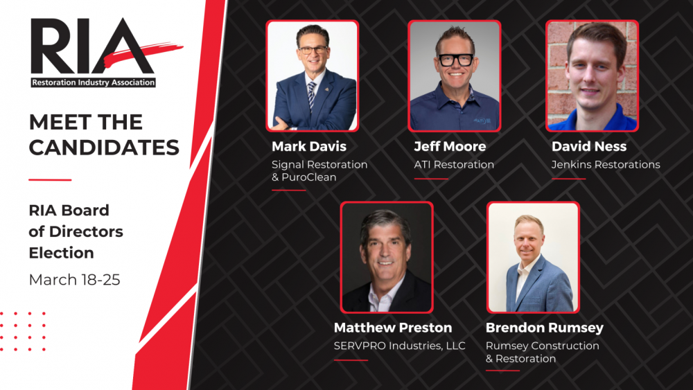 RIA Board of Directors Election Candidates | Restoration Industry ...