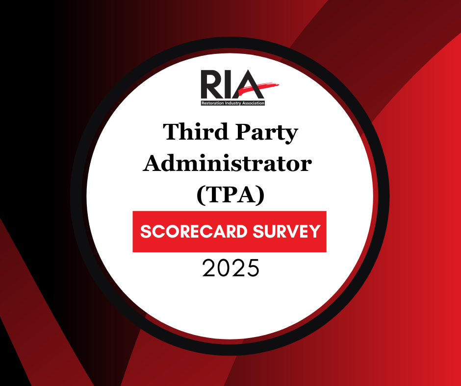 RIA 2025 TPA Scorecard Survey & Report | Restoration Industry ...