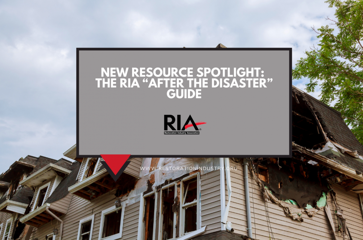 New Resource Spotlight: The RIA “After the Disaster” Guide ...